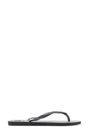 Havaianas Ombré Slim Gloss Flip Flop - Black/black