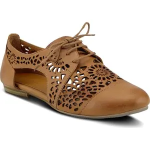 Spring Step Shoes Lace Up Flats For Women
