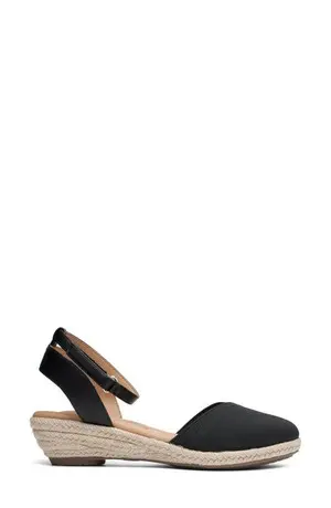 Me Too Nikkie Espadrille Wedge - Blk Elast