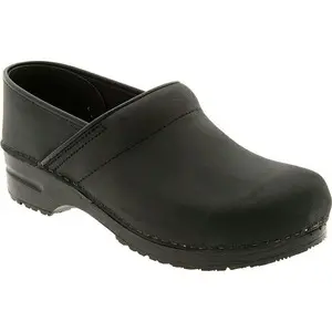Dansko Oiled Leather Clog - Black Oiled