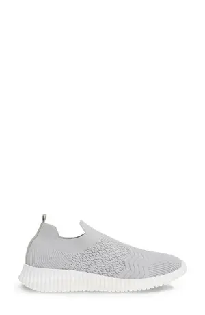 DAVID TATE Tiptop Knit Sneakers - Grey Stretch Fabric