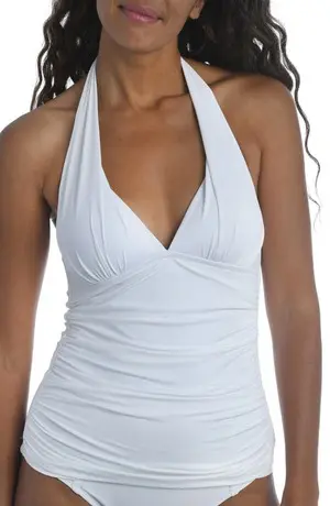 La Blanca LA BLANCA Island Goddess Tankini Top White