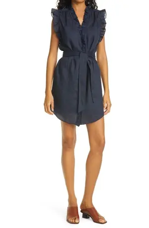 FRAME Lauren Ruffle Dress