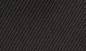 David Donahue Stripe Silk Tie - Black
