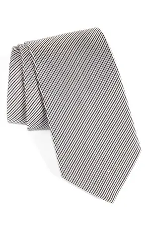 DAVID DONAHUE David Donahue Stripe Silk Tie