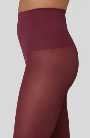 Swedish Stockings Svea Premium Opaque Tights - Deep Red