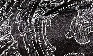 Eton Paisley Silk Bow Tie - Black