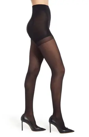 Swedish Stockings Anna Control Top Tights - Black