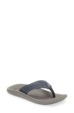Olukai Ulele Flip Flop - Blue Depth/charcoal