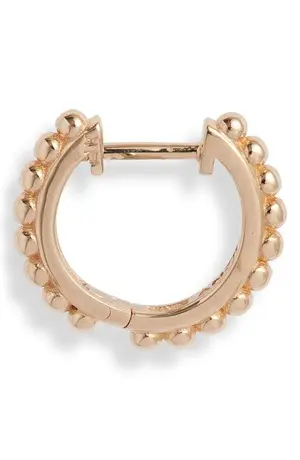 Anzie Dew Drop Huggie Hoop Earrings - Gold