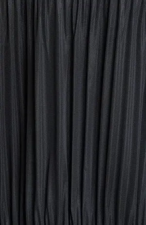 Issey Miyake Pleated Zip-up Hoodie - Black