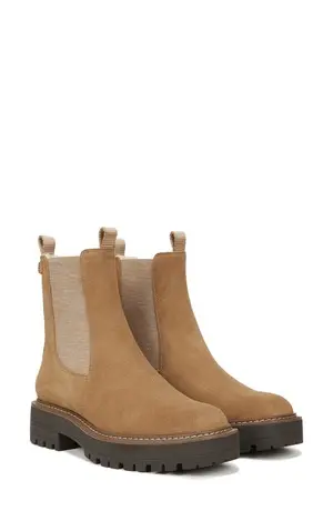 Sam Edelman Laguna Waterproof Chelsea Boots - Golden Caramel