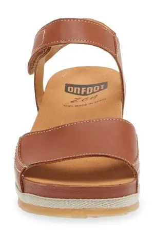 ON FOOT Platform Sandal - Cuero Tan
