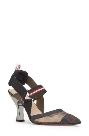 Fendi Colibri Slingback Pump