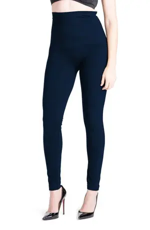 PREGGO LEGGINGS Snapback Postpartum Leggings - Navy