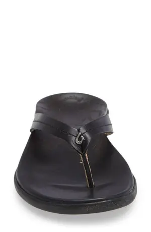 Olukai Honu Flip Flop - Black/ Black