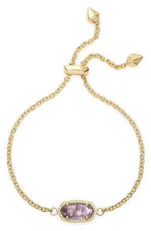 Kendra Scott Kendra Scott Elaina Birthstone Bracelet February/ Amethyst