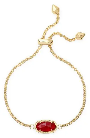 Kendra Scott Kendra Scott Elaina Birthstone Bracelet July/ Ruby Red