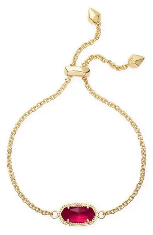 Kendra Scott Kendra Scott Elaina Birthstone Bracelet October/ Berry Illusion