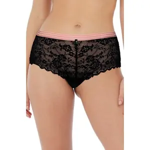 Freya Offbeat Lace Boyshorts - Black