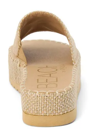 Matisse Del Mar Platform Slide Sandal - Gold Speckle