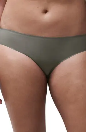 Chantelle Soft Stretch Bikini Bottom - Green Clay