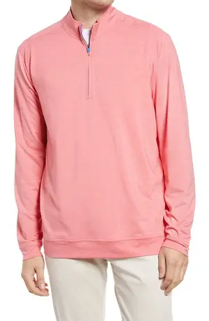 Johnnie-o Johnnie-O Vaughn Classic Fit Quarter Zip Performance Pullover Conch