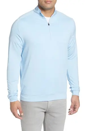 Johnnie-o Johnnie-O Vaughn Classic Fit Quarter Zip Performance Pullover Gulf Blue