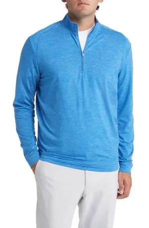 Johnnie-o Johnnie-O Vaughn Classic Fit Quarter Zip Performance Pullover Pipeline