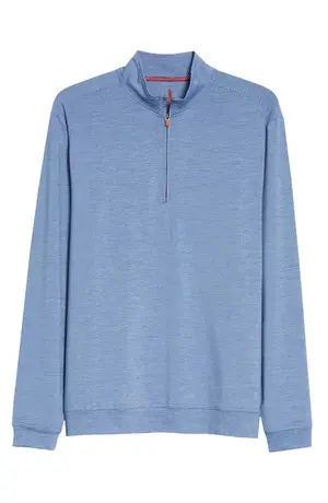 Johnnie-o Johnnie-O Vaughn Classic Fit Quarter Zip Performance Pullover Riptide