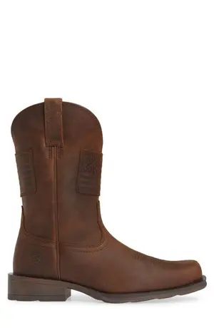 Ariat Rambler Patriot Cowboy Boot - Brown