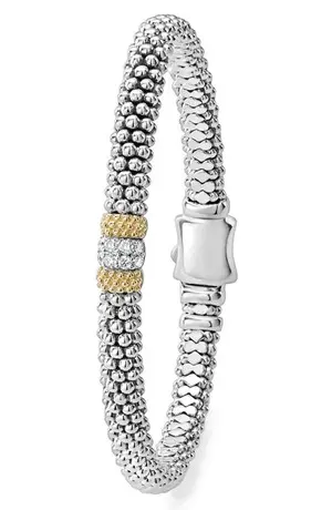 Lagos Luxe Pavé Station Bracelet