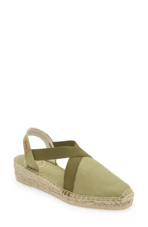 TONI PONS Verona Espadrille Wedge - Oliva/olive