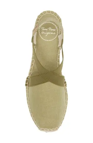 TONI PONS Verona Espadrille Wedge - Oliva/olive