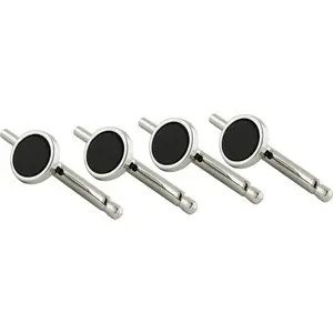 David Donahue Onyx Studs - Silver