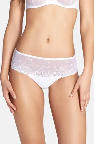Simone Perele Delice' Boyshorts - White