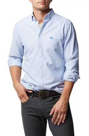 Rodd & Gunn Oxford Sports Fit Shirt Sky