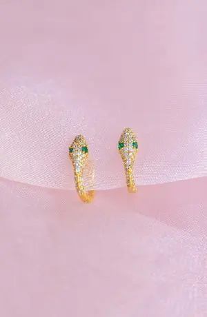 GIRLS CREW Viper Hoop Earrings
