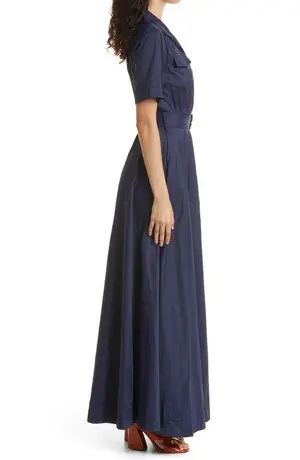 Staud Millie Maxi Shirt Dress
