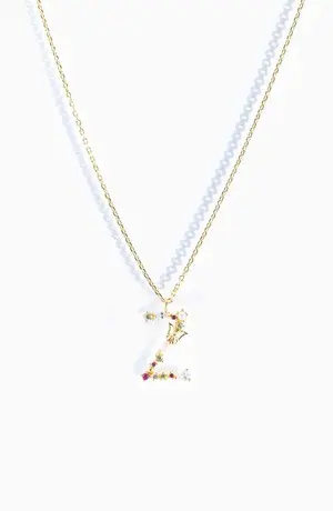 GIRLS CREW Flutterfly Initial Necklace