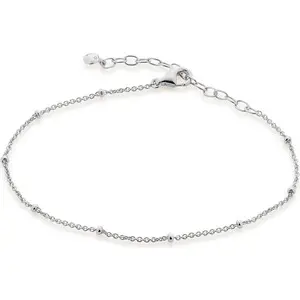 Monica Vinader MONICA VINADER Bead Station Chain Link Bracelet Silver