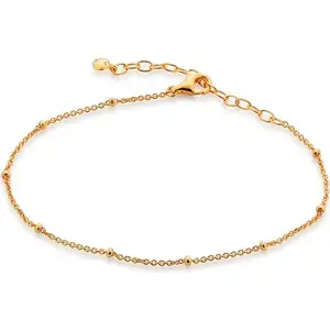 Monica Vinader Bead Station Chain Link Bracelet - Yellow Gold