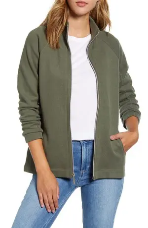Tommy Bahama New Aruba Zip-up Stretch Cotton Jacket Palm Moss