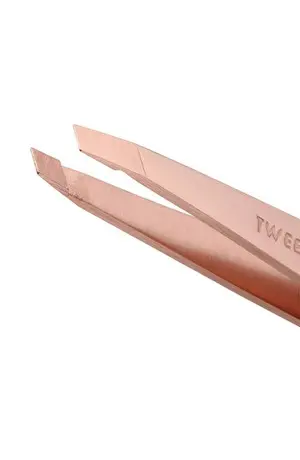 TWEEZERMAN Rose Gold Slant Tweezer - No Color