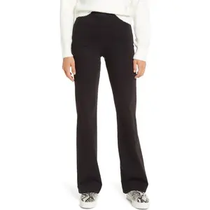 Lyssé Initials Wide Leg Trousers - Black