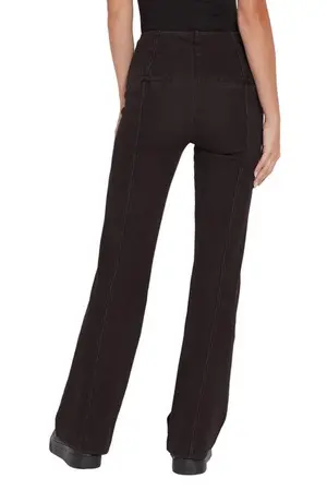 Lyssé Initials Wide Leg Trousers - Double Espresso