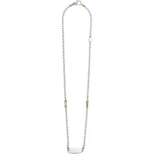 Lagos Beloved Oval Plate Chain Necklace