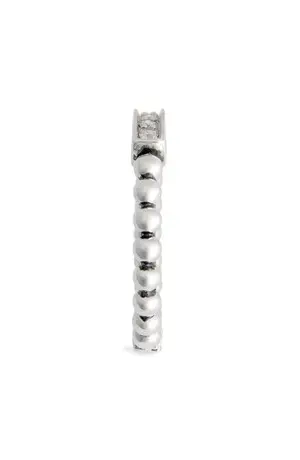 Lagos Caviar Icon Spark Diamond Stacking Ring - Siver/diamond