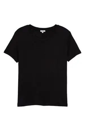 Splendid Zoe Slub Crewneck Tee - Black