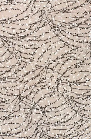 Alex Evenings Foiled Print Twinset - Beige